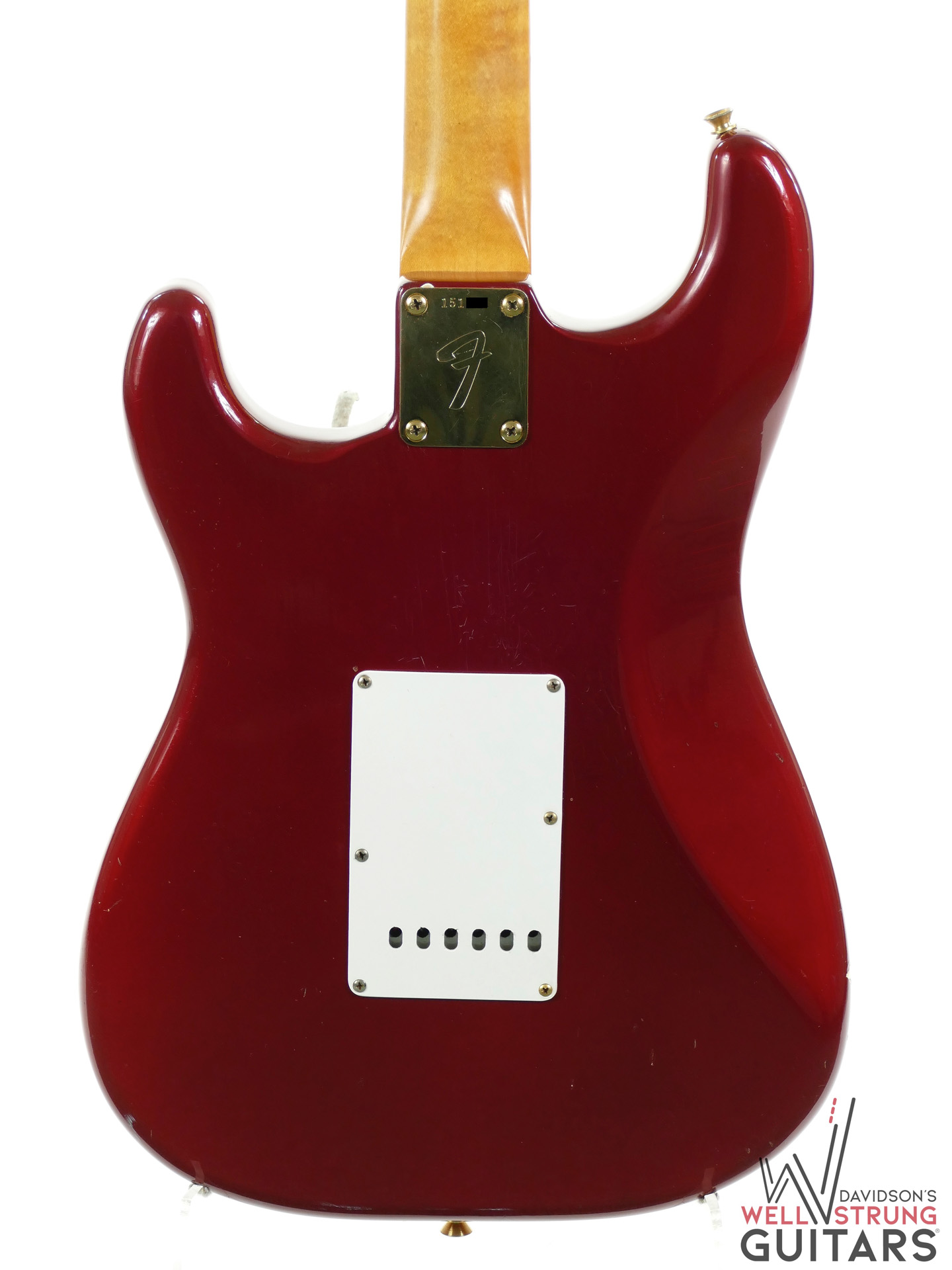 Stratocaster – Candy Apple Red (Maple Cap) – Davidson's Well Strung ...