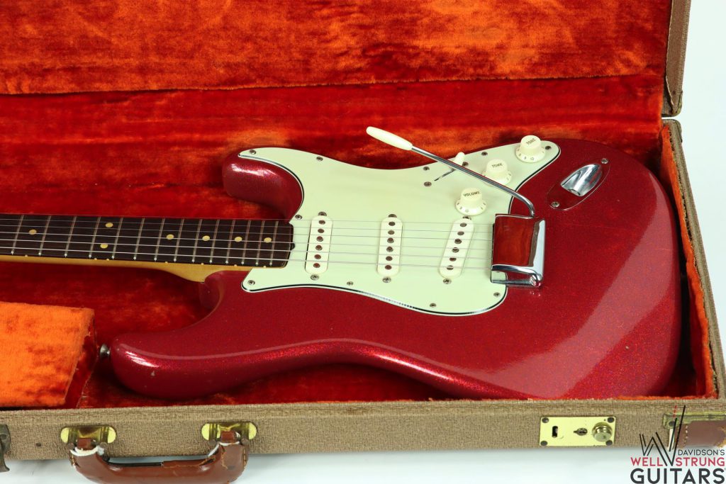 Stratocaster – Red Sparkle – Davidson's Well Strung Guitars – We Buy ...