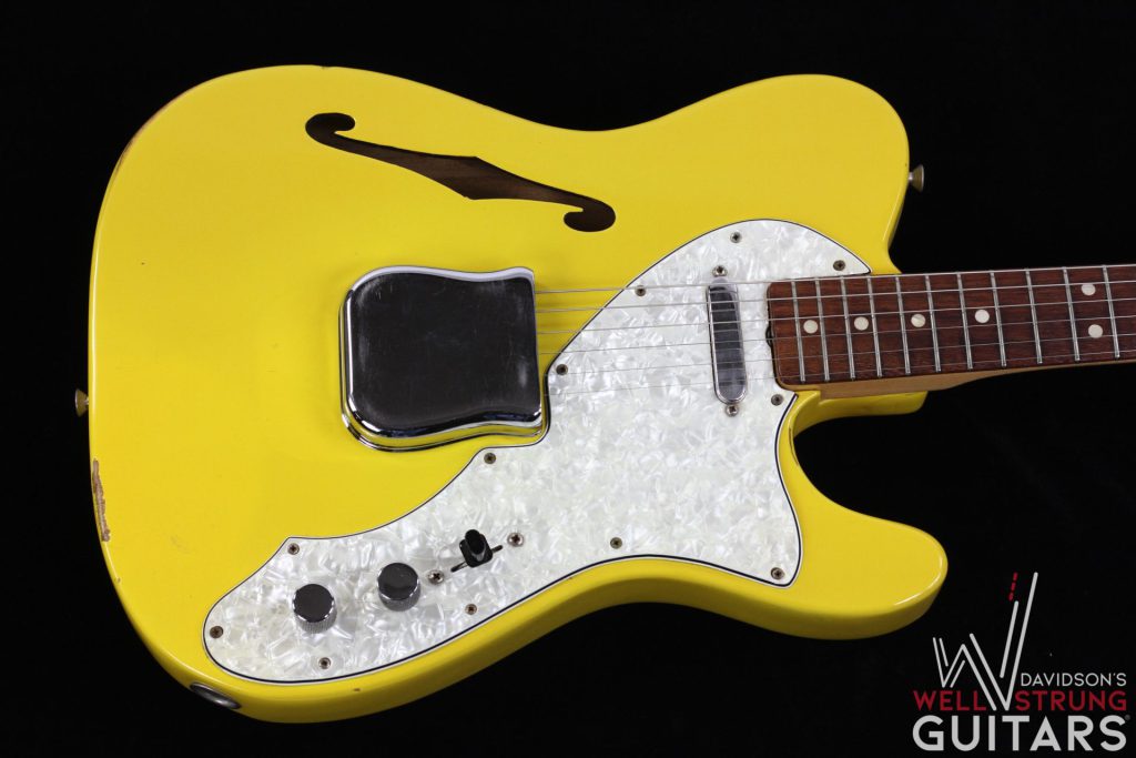 Thinline Telecaster – Canary Yellow – Davidson's Well Strung Guitars ...