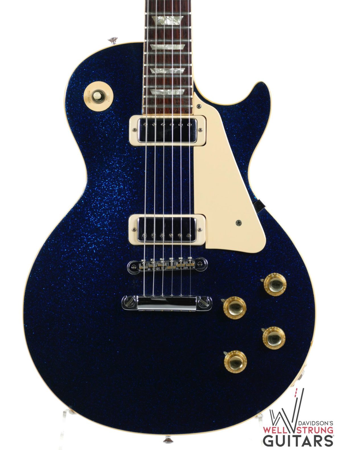 Les Paul Deluxe – Blue Sparkle – Davidson's Well Strung Guitars – We ...
