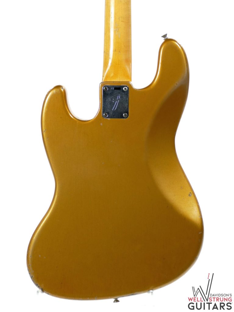 Jazz Bass – Firemist Gold Metallic – Davidson's Well Strung Guitars ...