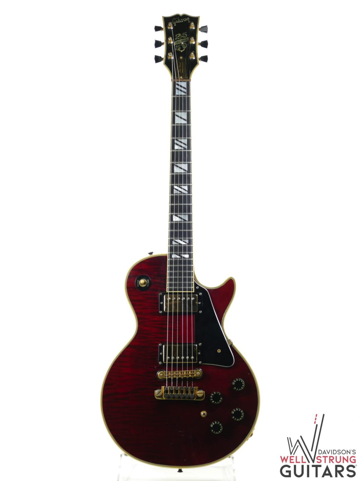 Les Paul Custom 25/50 Anniversary – Wine Red – Davidson's Well Strung ...