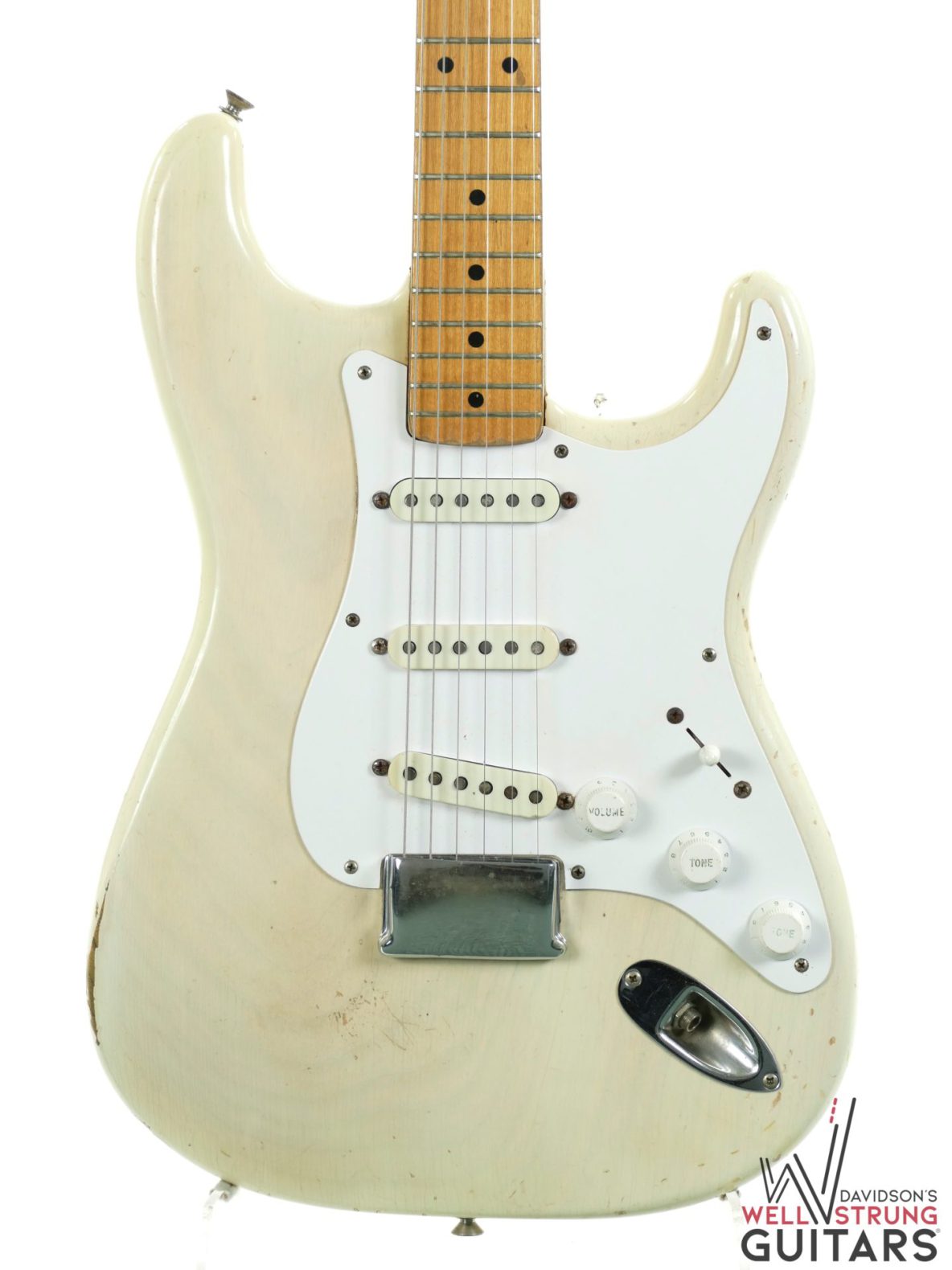 Stratocaster – Blond (Hardtail) – Davidson's Well Strung Guitars – We ...