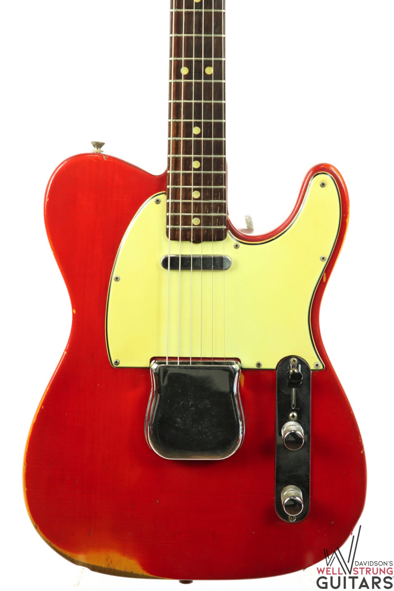 Telecaster - Transparent Red - Davidson's Well Strung Guitars - We Buy ...