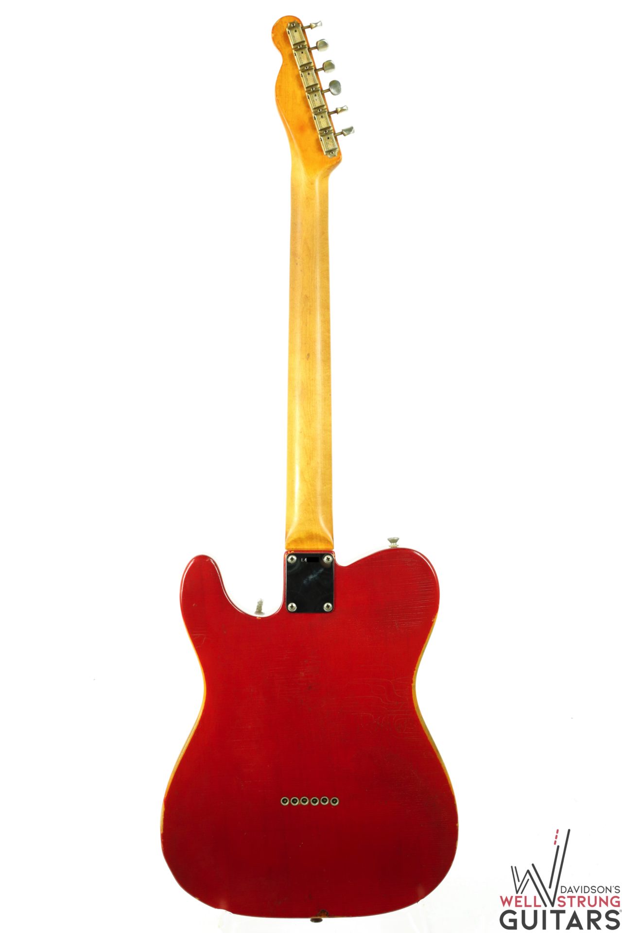 Telecaster - Transparent Red - Davidson's Well Strung Guitars - We Buy ...