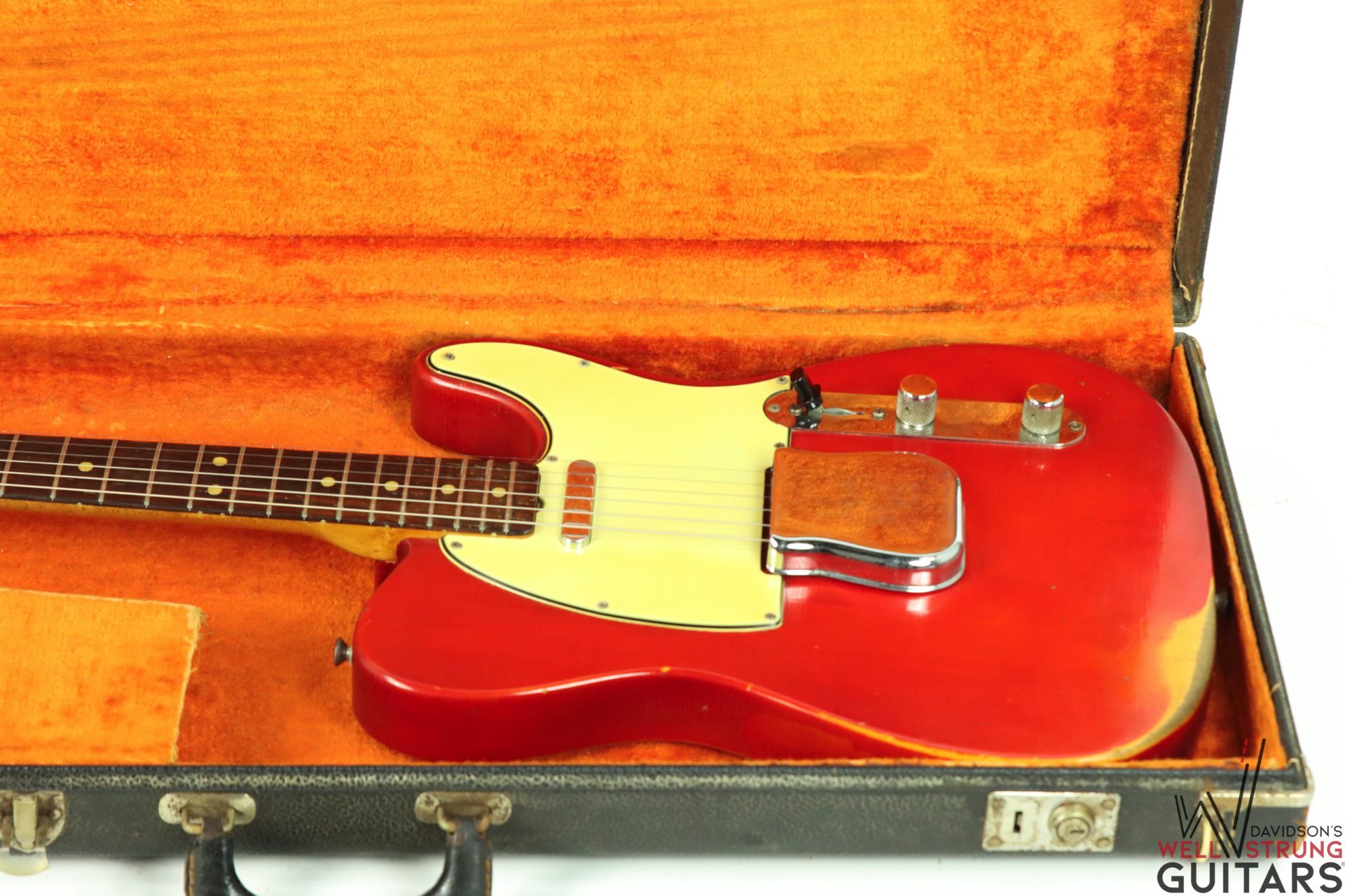 Telecaster - Transparent Red - Davidson's Well Strung Guitars - We Buy ...