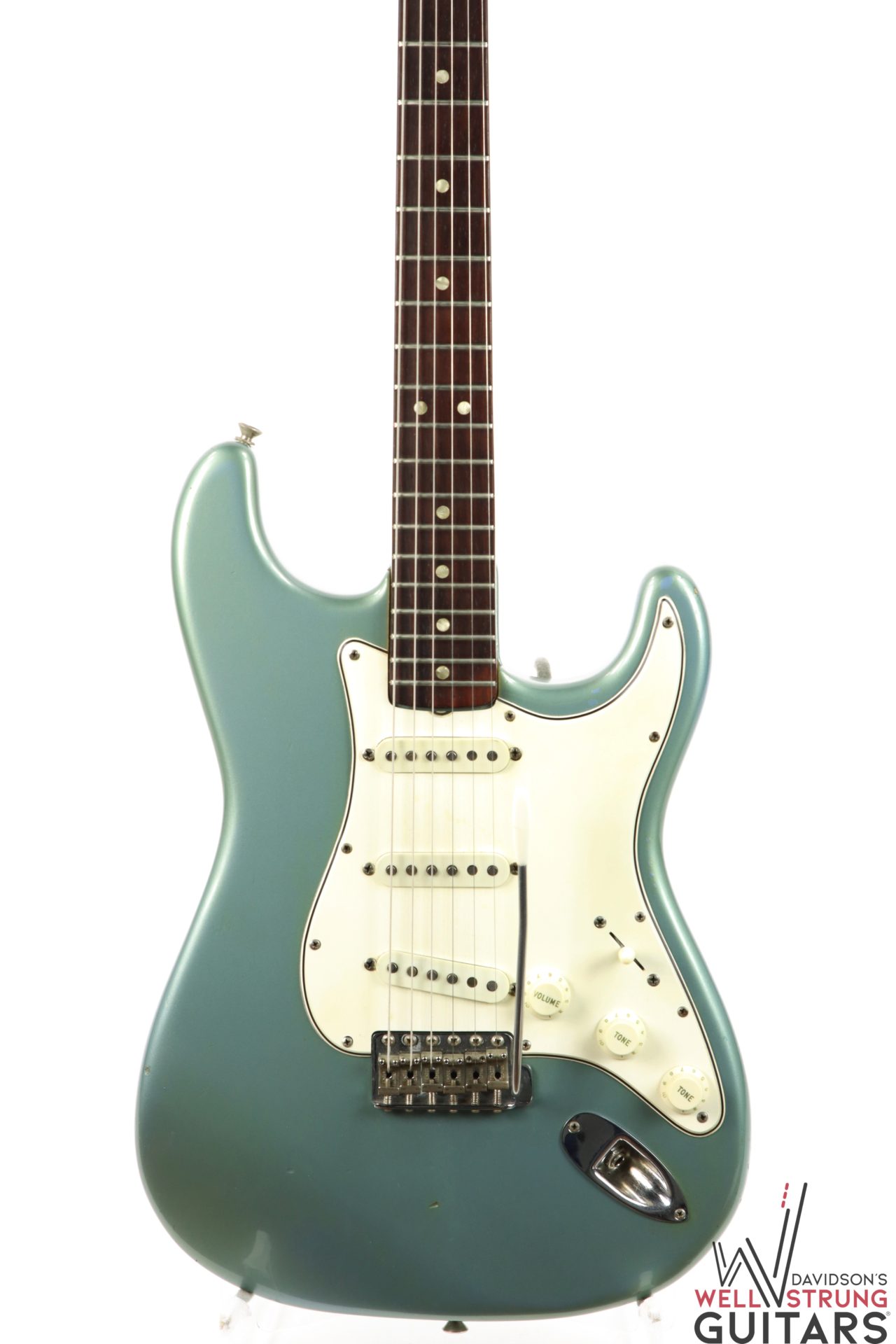Stratocaster – Blue Ice Metallic – Davidson's Well Strung Guitars – We ...