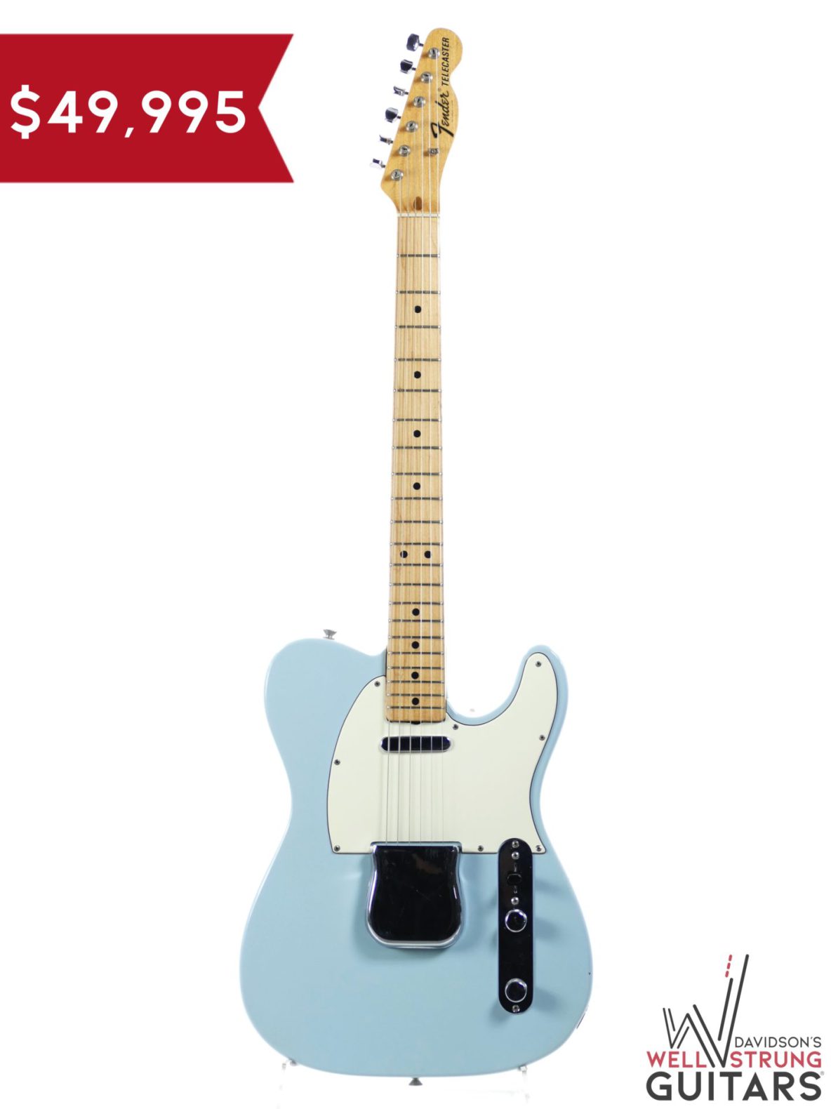 Telecaster – Sonic Blue – Davidson's Well Strung Guitars – We Buy and ...