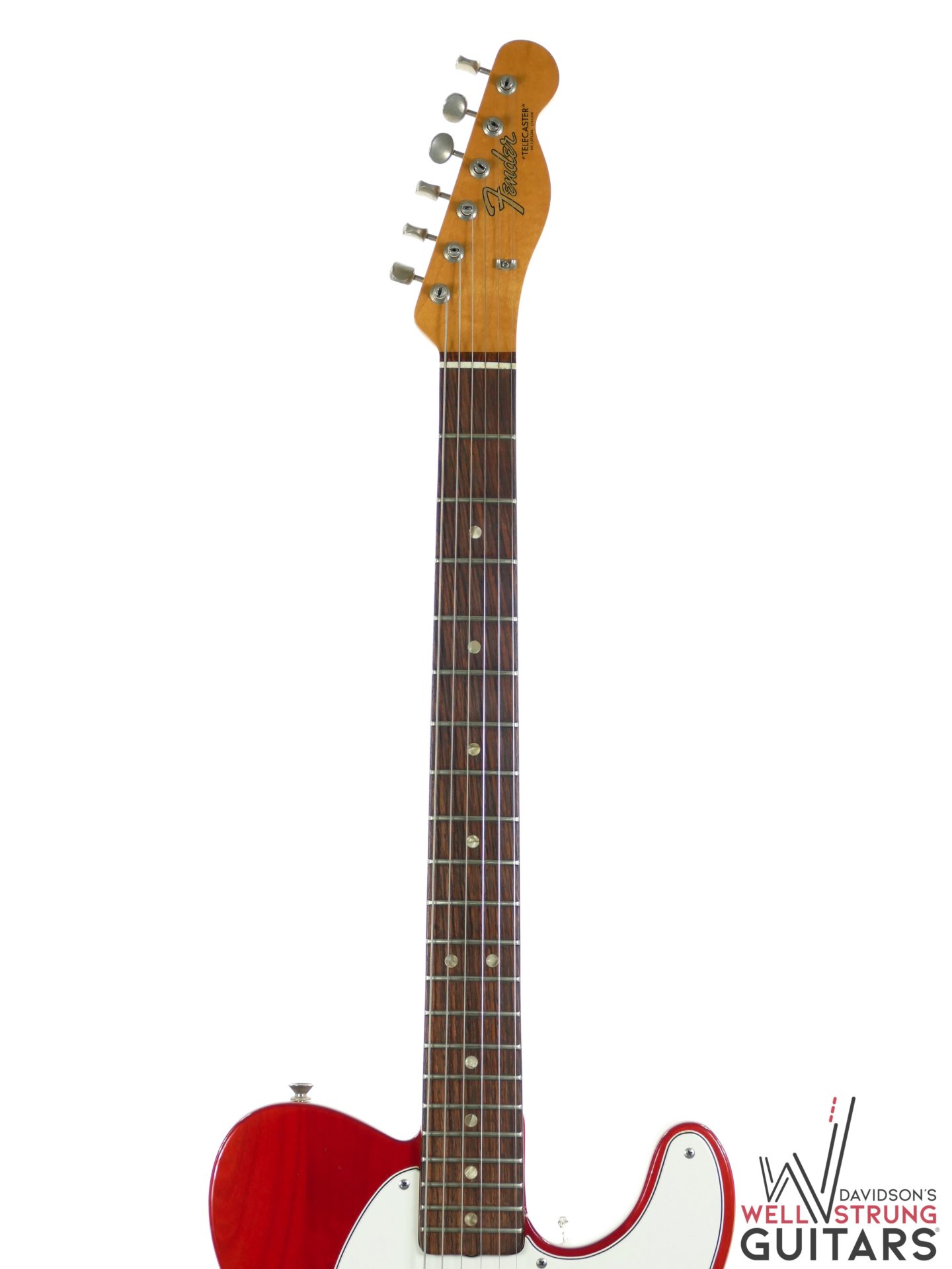 Telecaster – Transparent Red – Davidson's Well Strung Guitars – We Buy ...