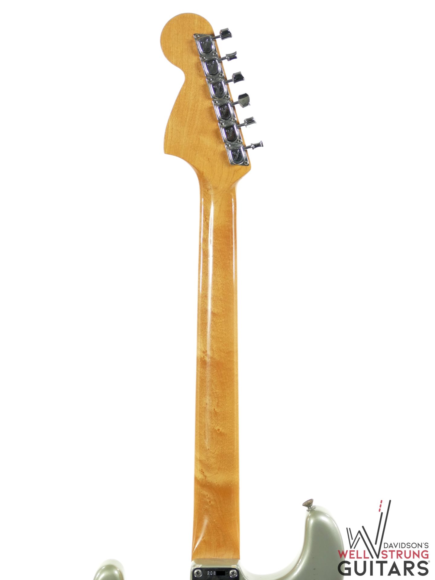 Stratocaster – Firemist Silver – Davidson's Well Strung Guitars – We ...