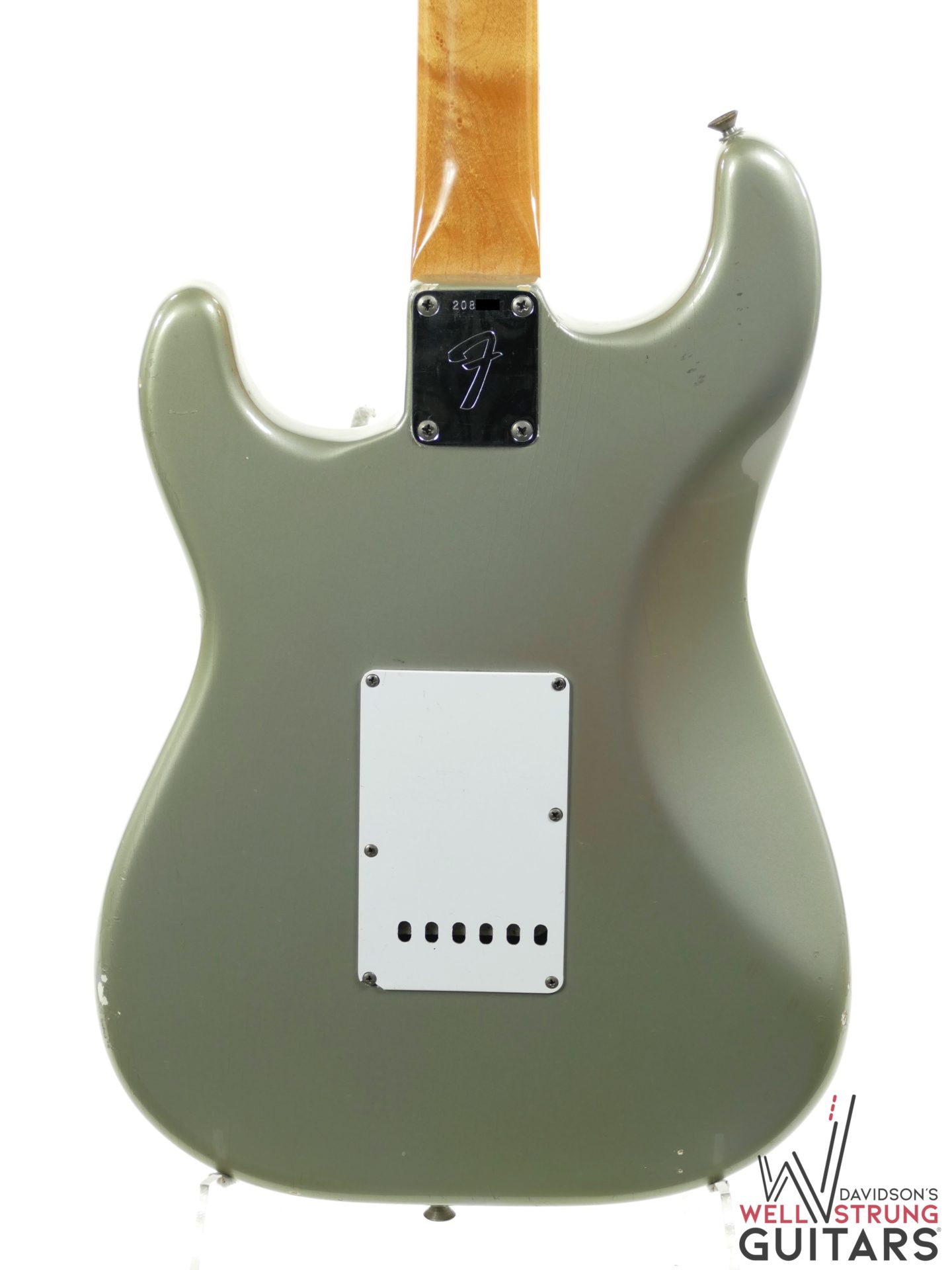 Stratocaster – Firemist Silver – Davidson's Well Strung Guitars – We ...