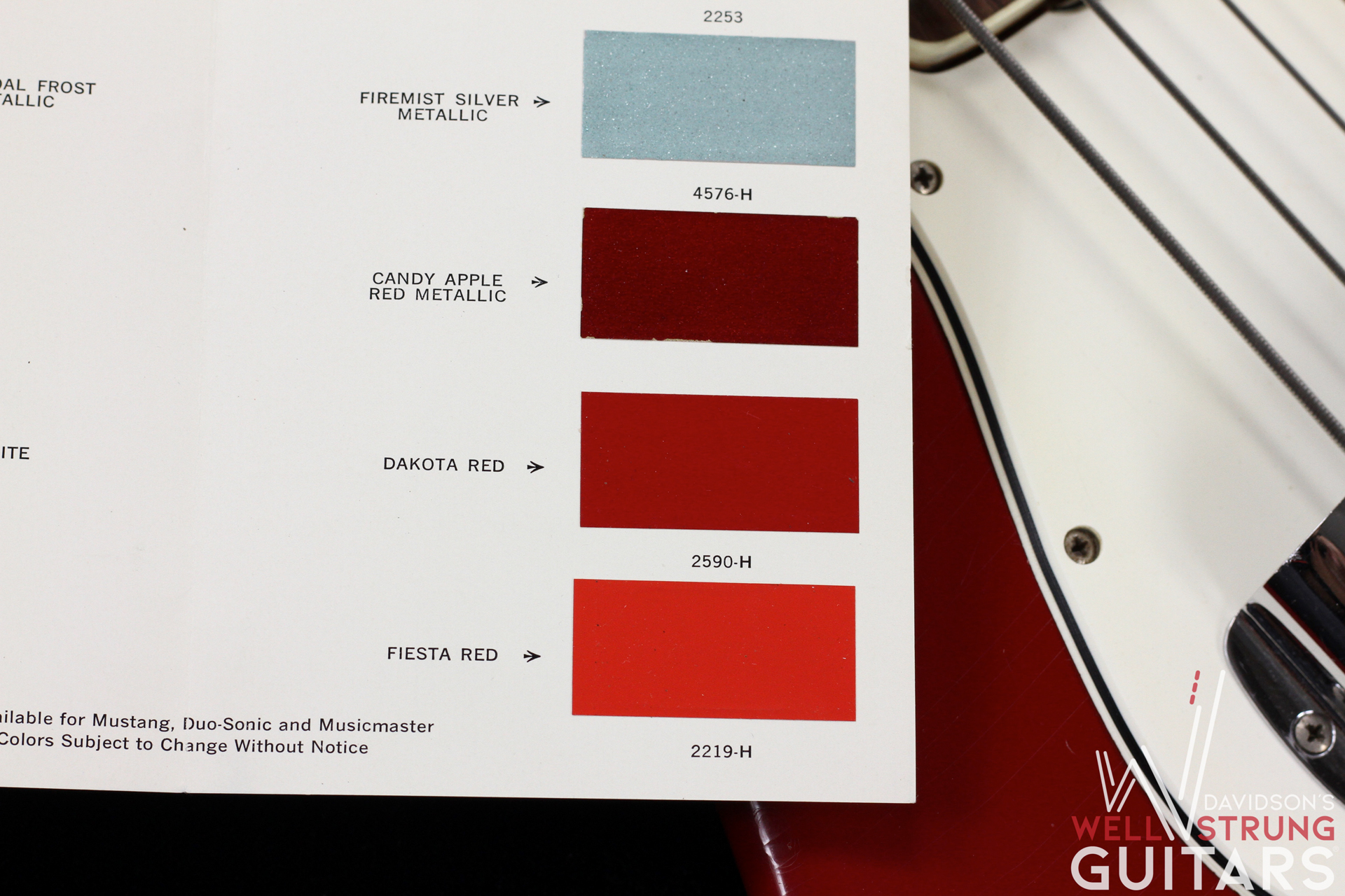 Jazz Bass – Dakota Red – Davidson's Well Strung Guitars – We Buy and ...