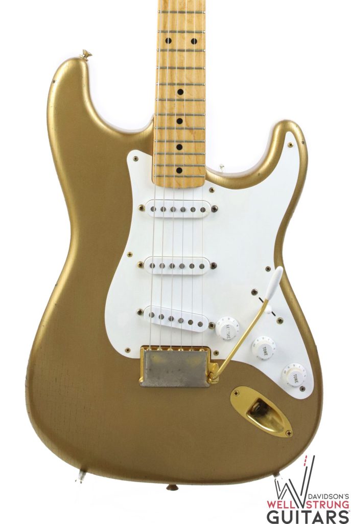 Stratocaster – Aztec Gold (Gold Hardware) – Davidson's Well Strung ...
