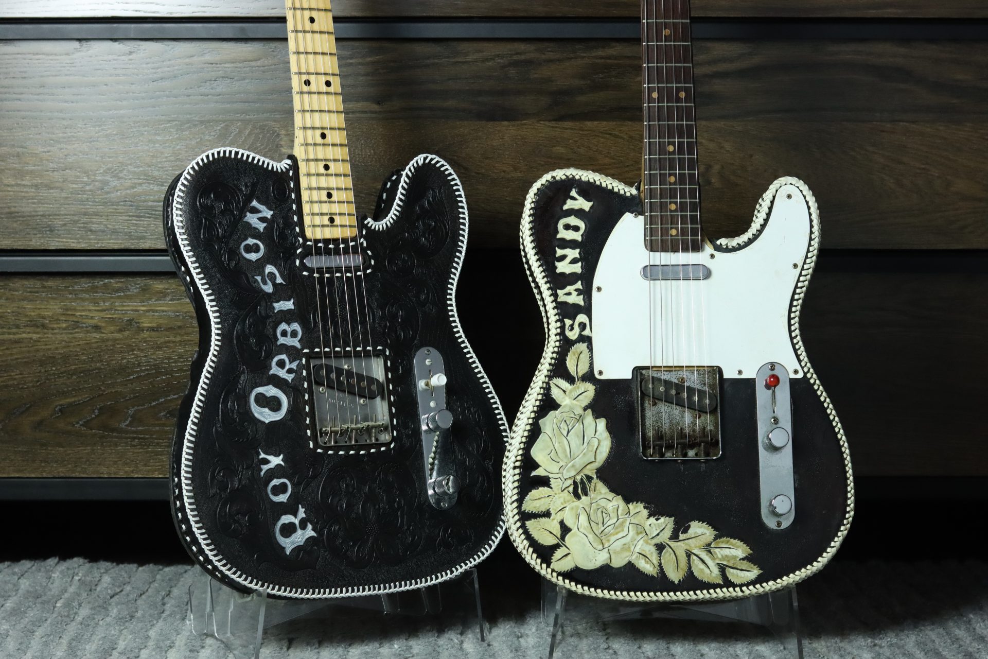 Guitar Highlights: Sandy Coker’s Leather Wrapped 1959 Telecaster ...