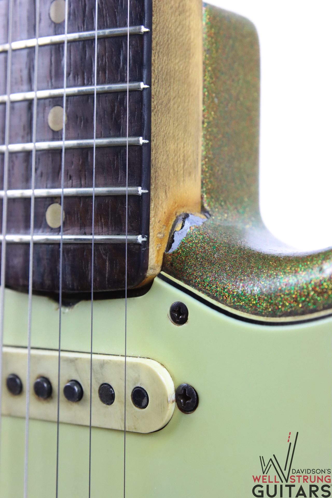 Stratocaster – Multi-Colored Sparkle – Davidson's Well Strung Guitars ...