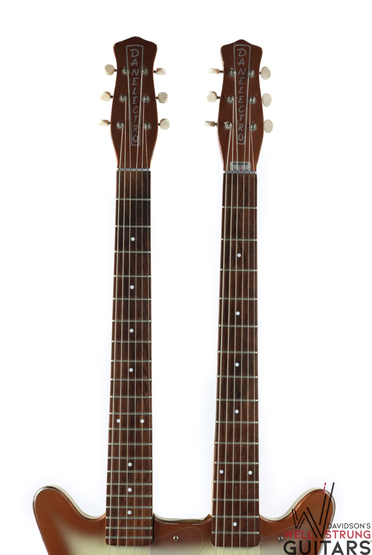 Doubleneck – White Sunburst – Davidson's Well Strung Guitars – We Buy ...