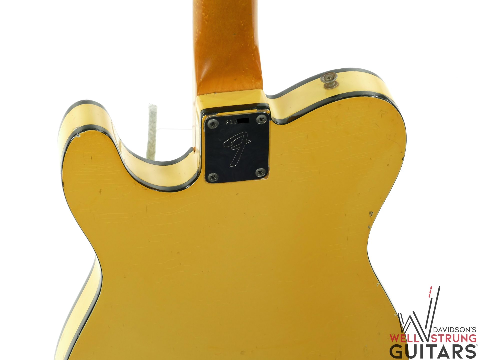 Custom Telecaster – Olympic White w/ Black Binding – Davidson's Well ...